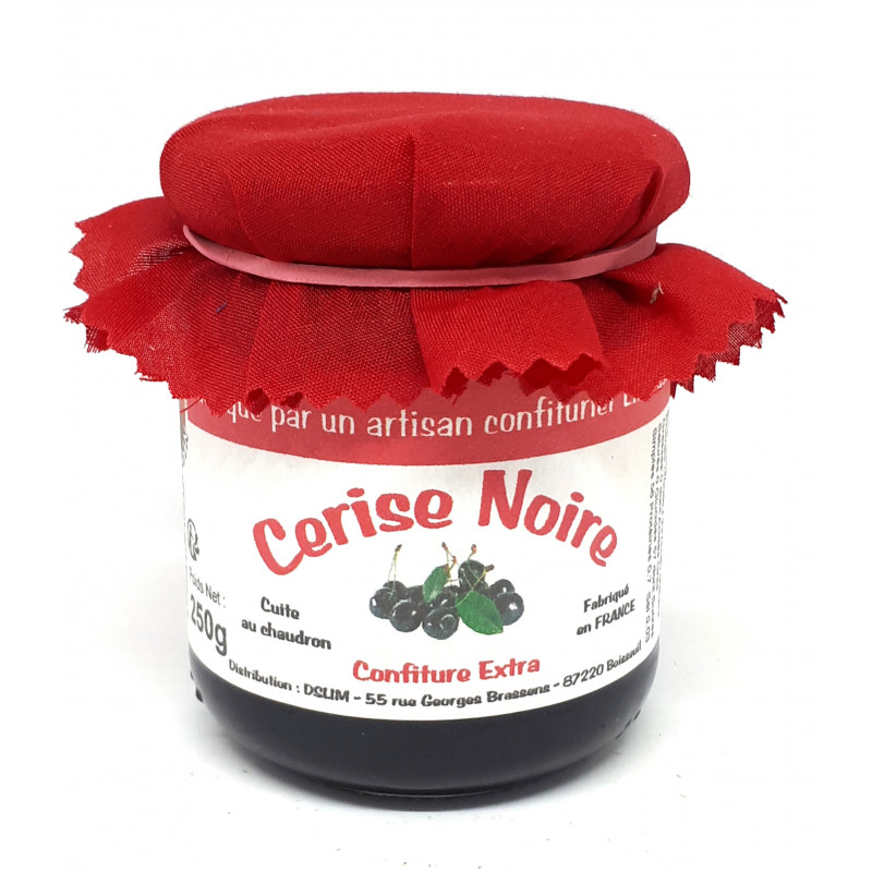 Confiture extra artisanale Cerise Noire- 250 g - DSLIM